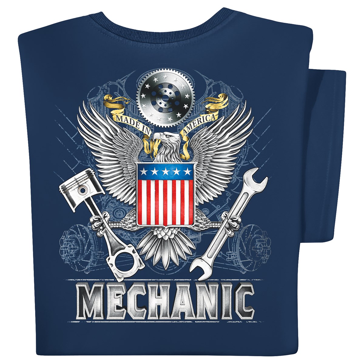 American Mechanic Short Sleeve Graphic Tee | Collections Etc.