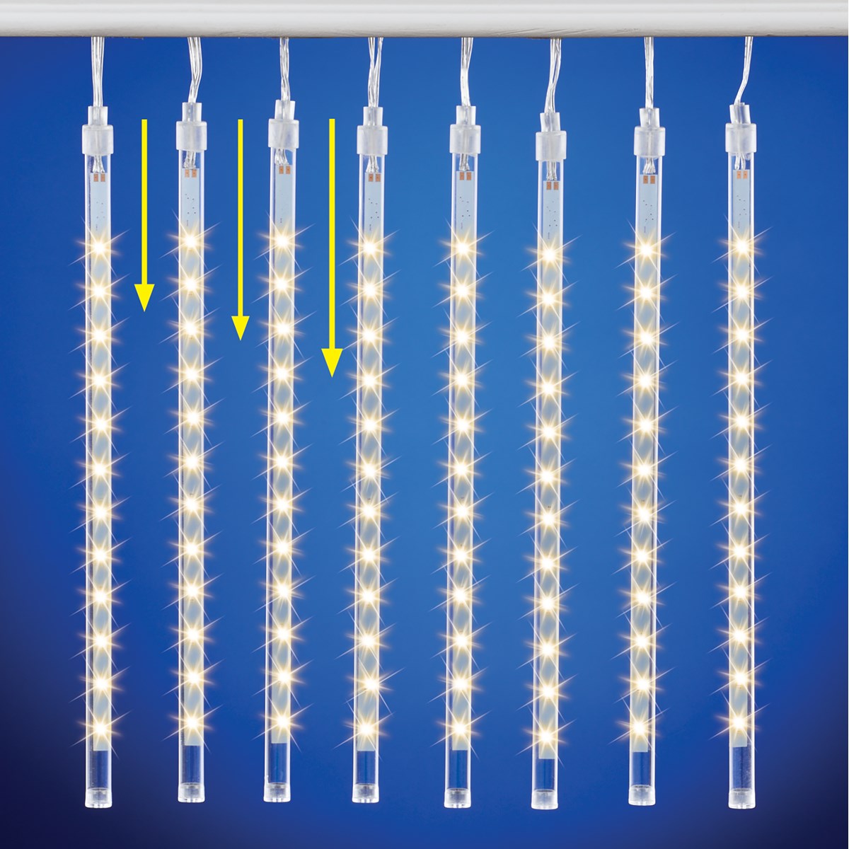 Cascading LED Lighted Rain Shower Lights | Collections Etc.