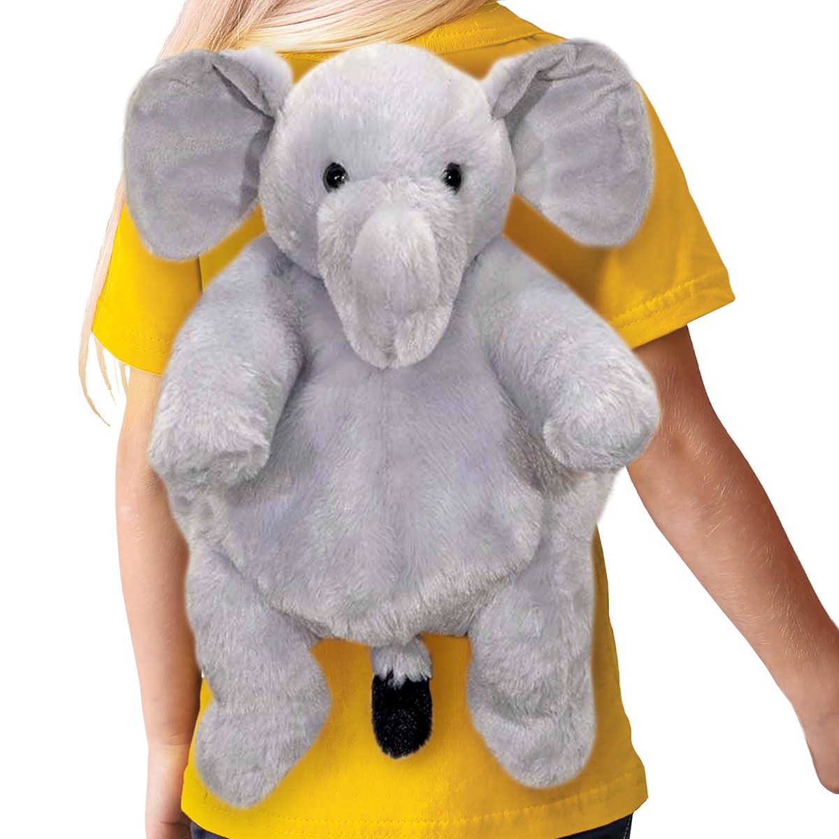 3-Dimmensional Elephant Plush Backpack | Collections Etc.