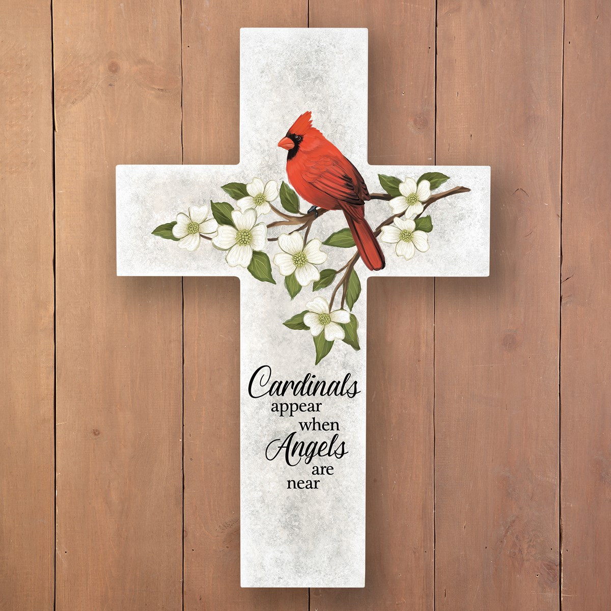 Cardinals Appear When Angels Are Near Wall Cross | Collections Etc.