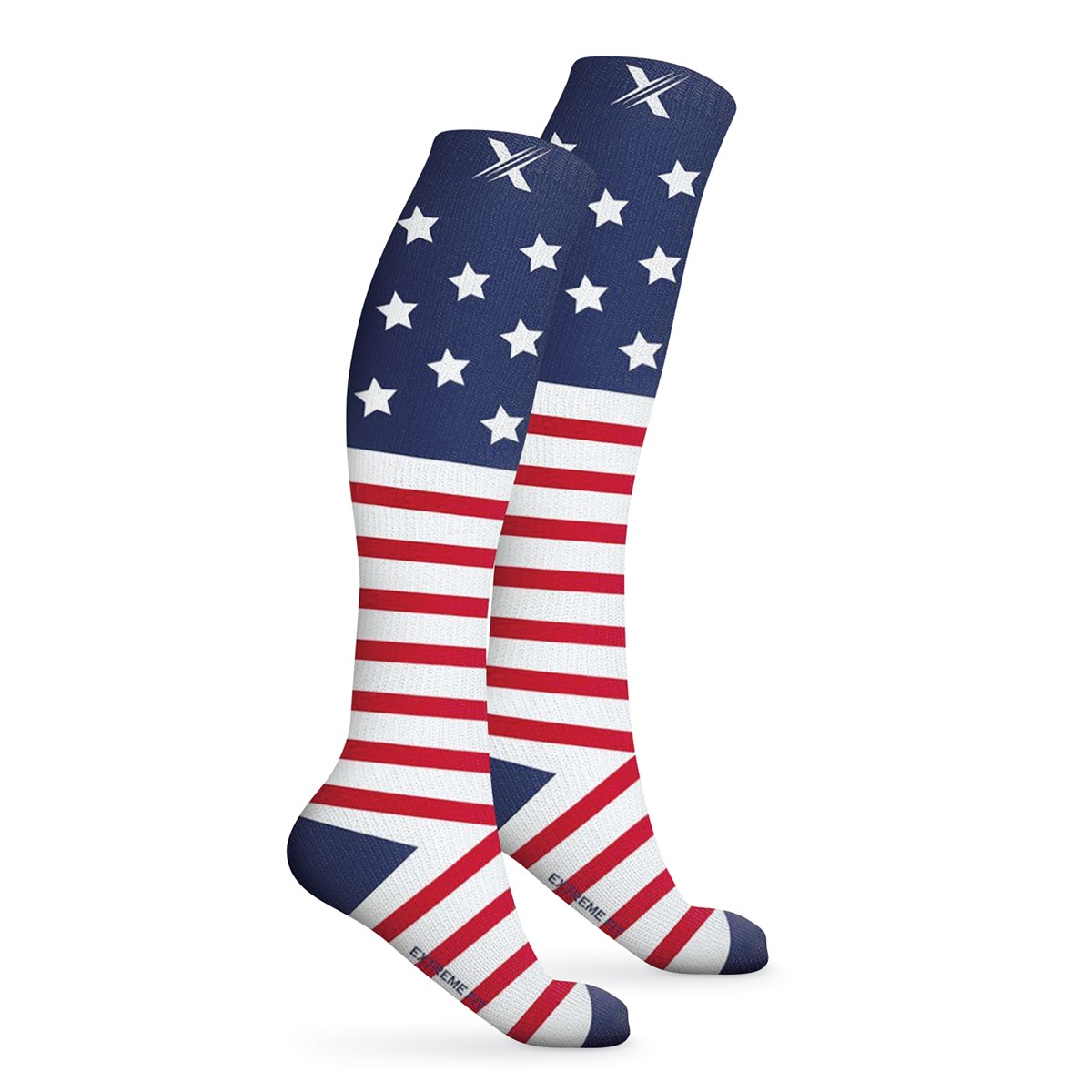 Patriotic Knee-High Compression Socks | Collections Etc.