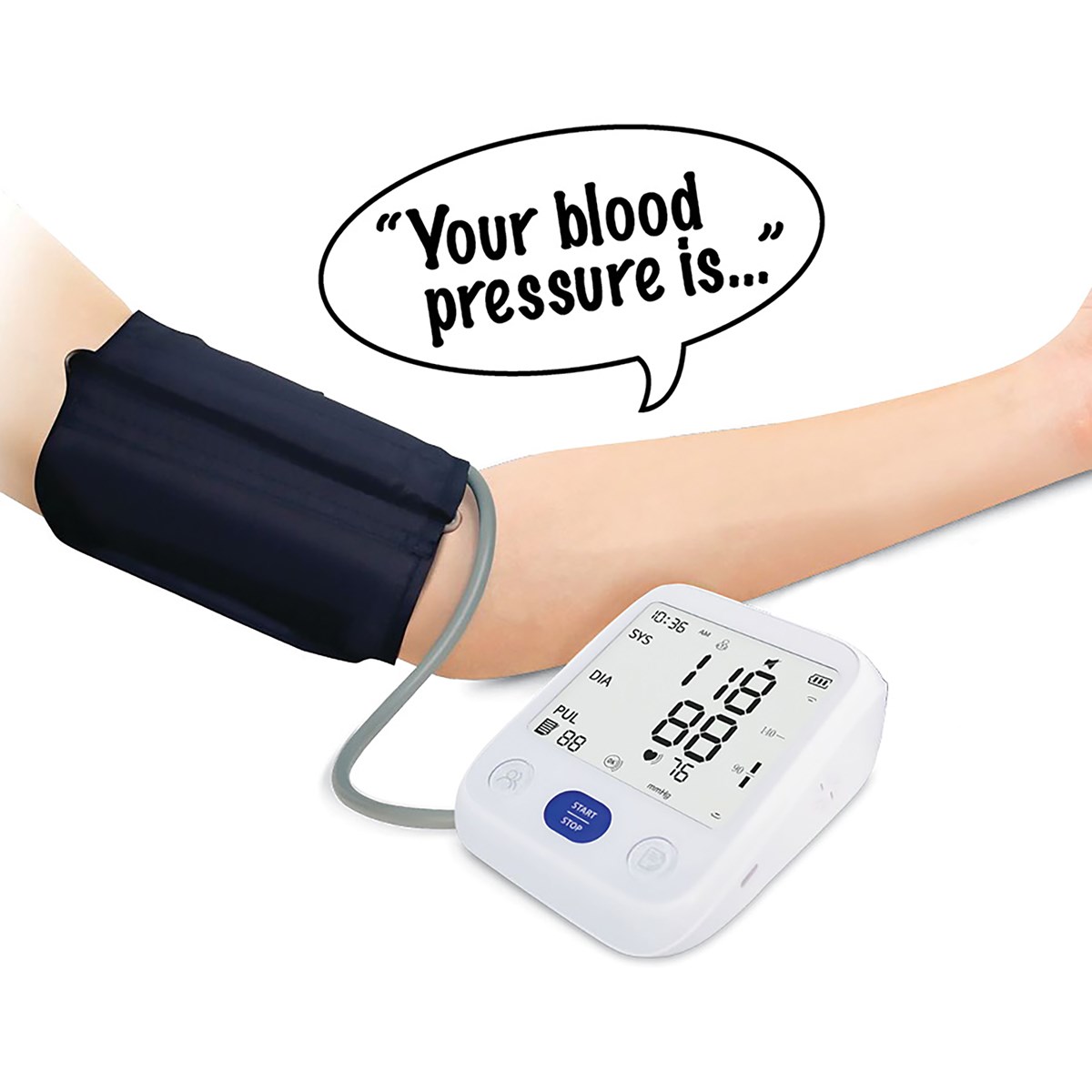 Talking Color Coded Blood Pressure Monitor for the Arm | Collections Etc.