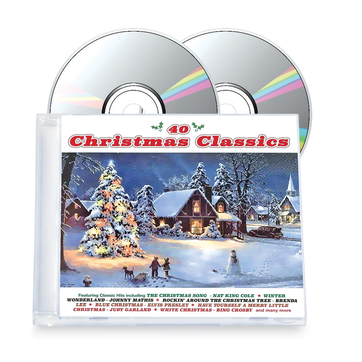 40 Christmas Classic Songs - Set of 2 CDs | Collections Etc.