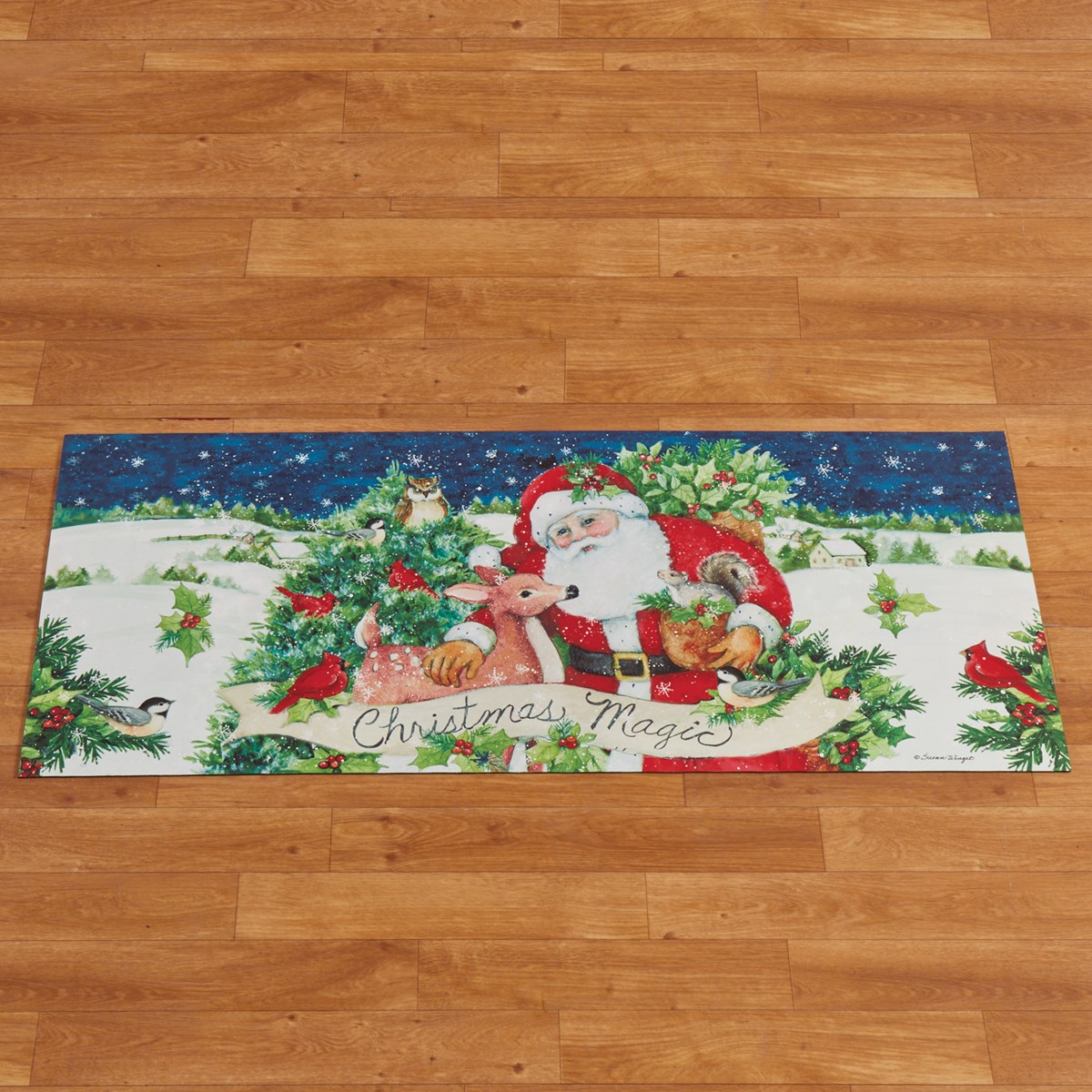 Charming Santa and Friends Christmas Magic Runner | Collections Etc.