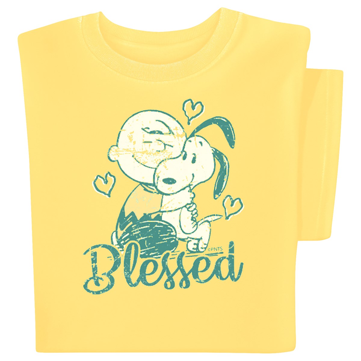 Adorable Peanuts Blessed Graphic T-Shirt | Collections Etc.