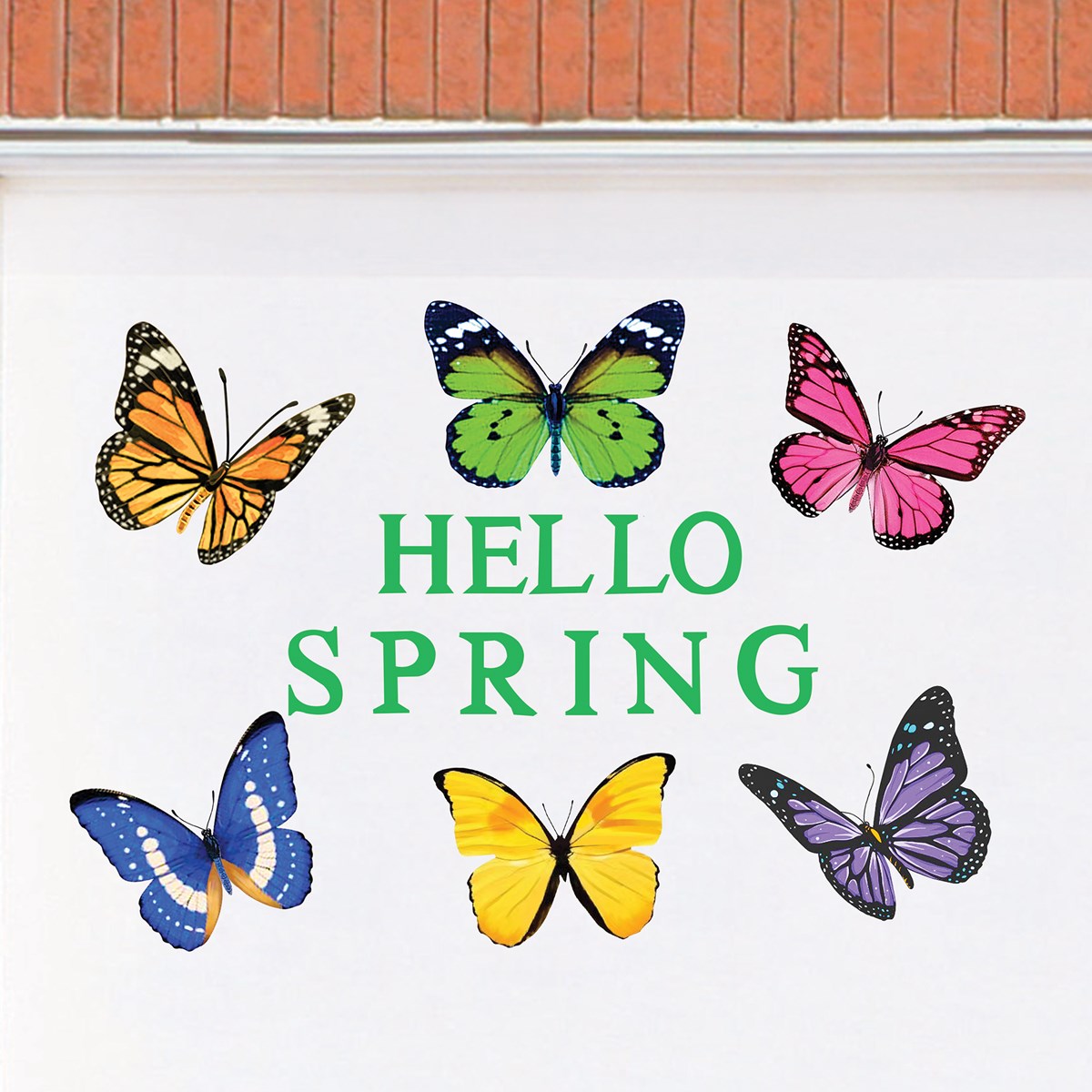 Hello Spring Butterfly Garage Door Magnet Set | Collections Etc.