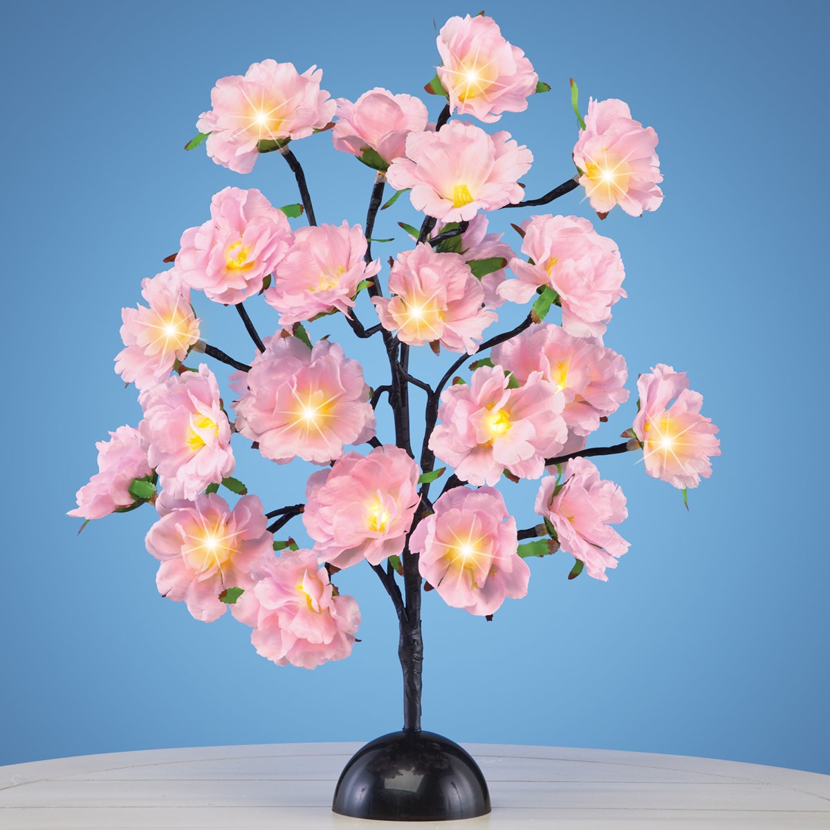LED Lighted Pink Flower Tree Decoration | Collections Etc.