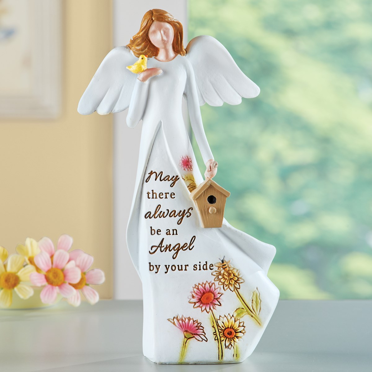 Springtime Guardian Angel Tabletop Figurine with Sentiment ...