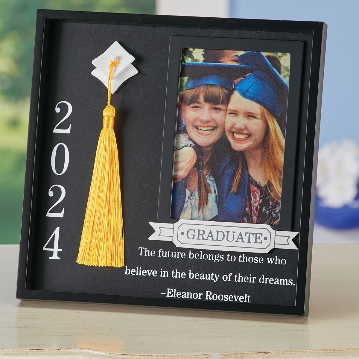 2024 Graduation 4 x 6 Photo Frame with Tassel | Collections Etc.