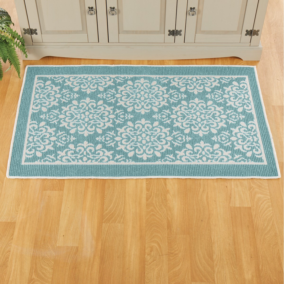 Athens Trellis Design Skid-Resistant Accent Rug | Collections Etc.