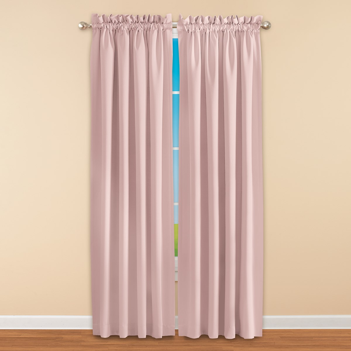Madison Room-Darkening Solid Color Curtains | Collections Etc.