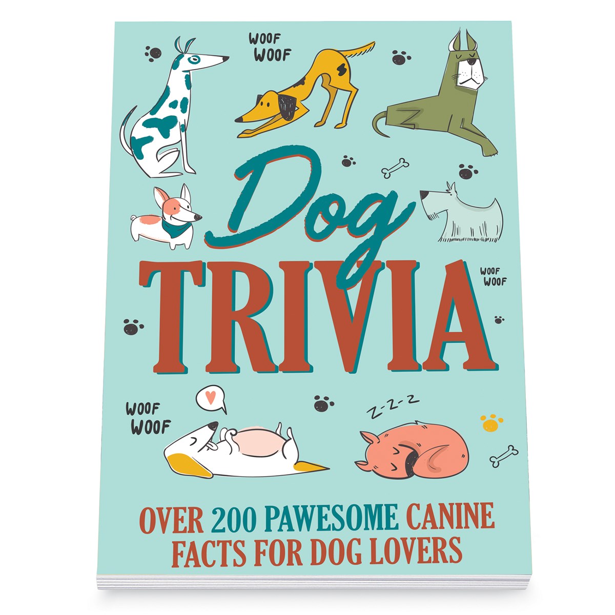 Dog Trivia Book with Over 200 Dog Facts | Collections Etc.
