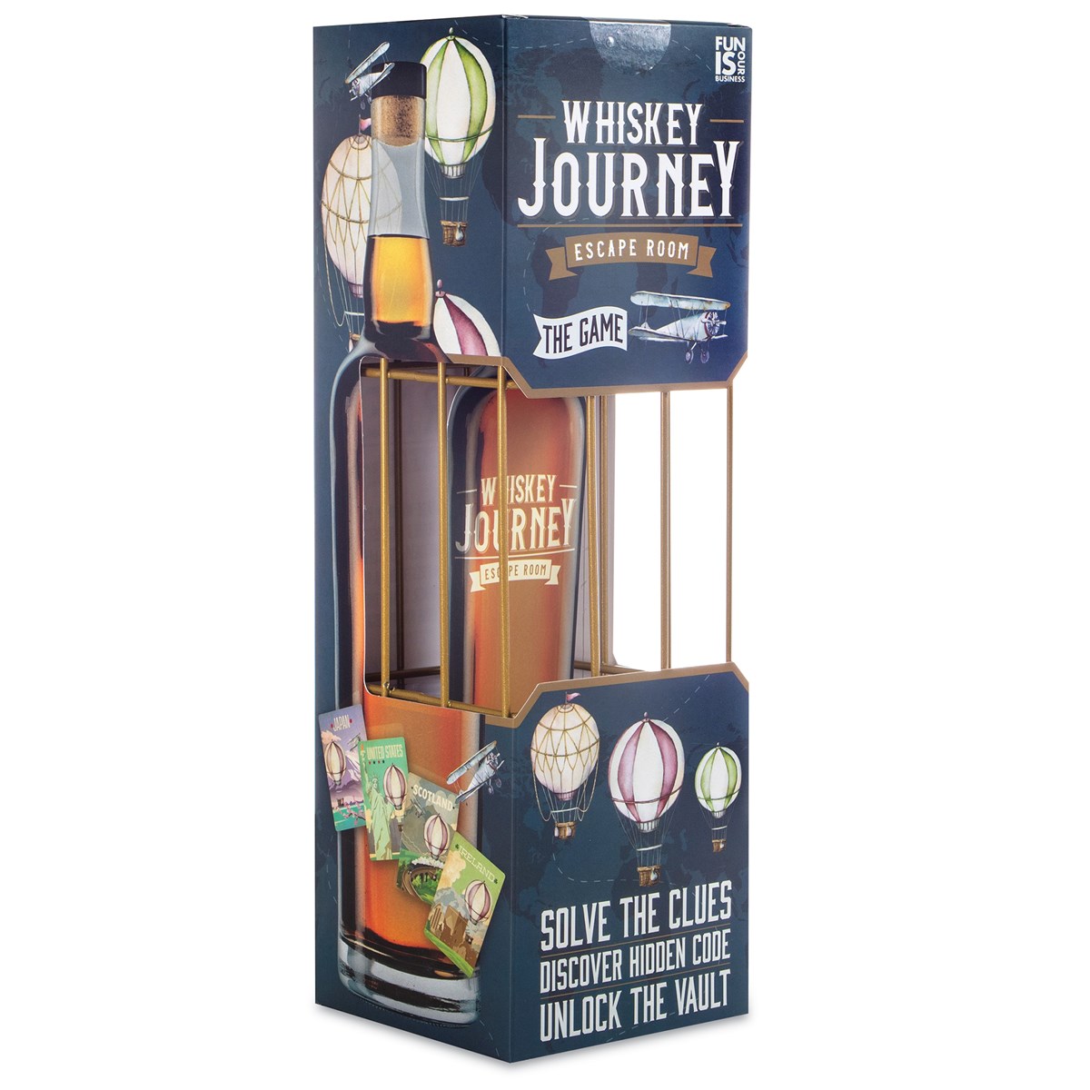 Whiskey Bottle Escape Room Puzzle Cage Game | Collections Etc.