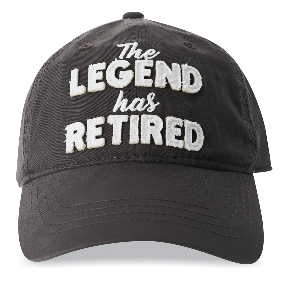 The Legend Has Retired Embroidered Baseball Hat | Collections Etc.