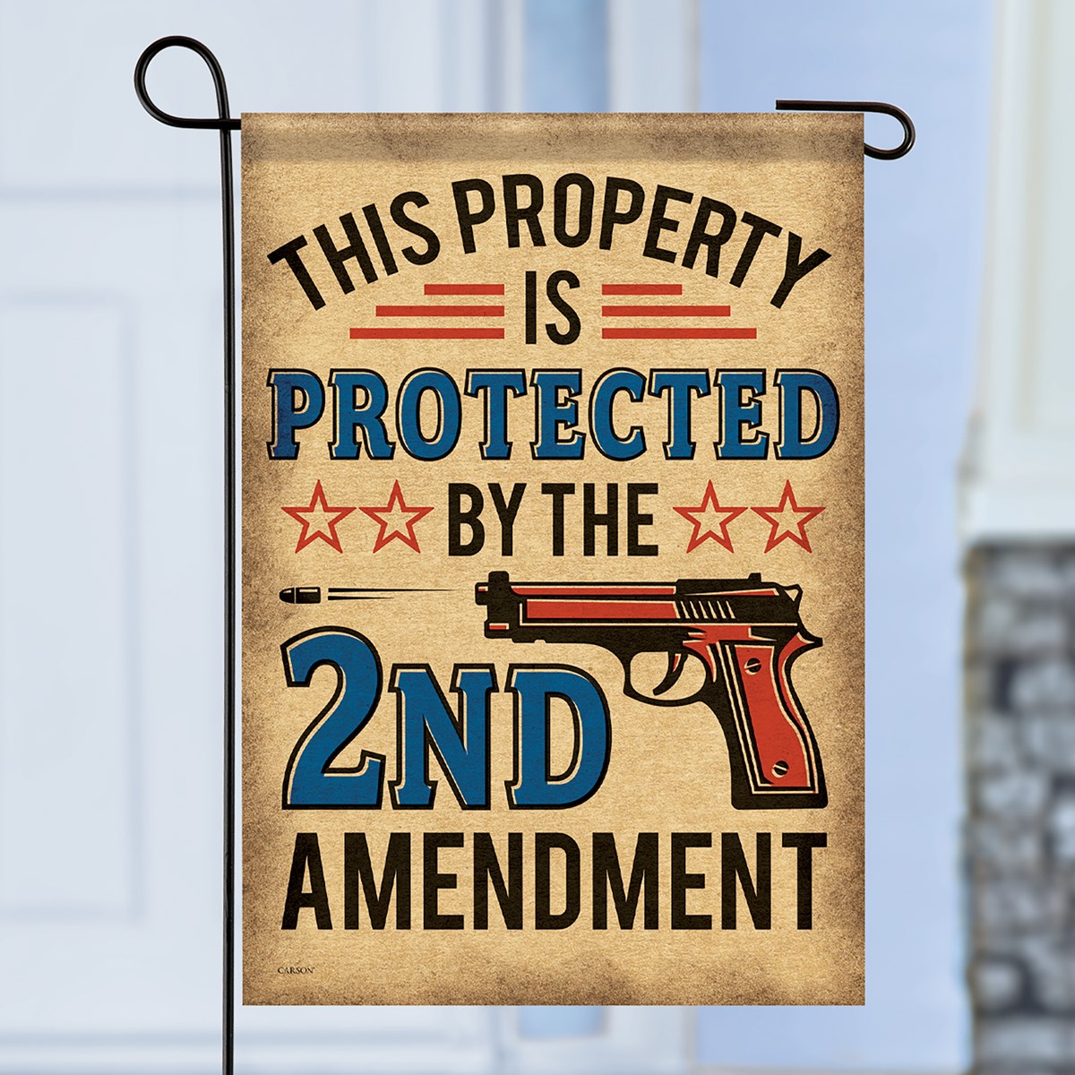 This Property Is Protected By The 2nd Amendment Garden Flag ...