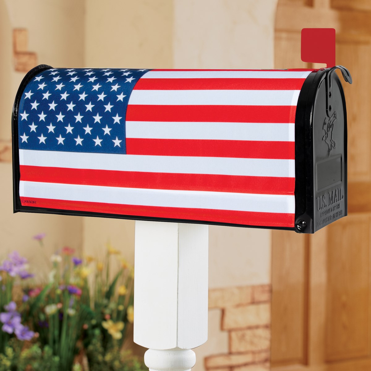 Patriotic American Flag Magnetic Mailbox Cover | Collections Etc.