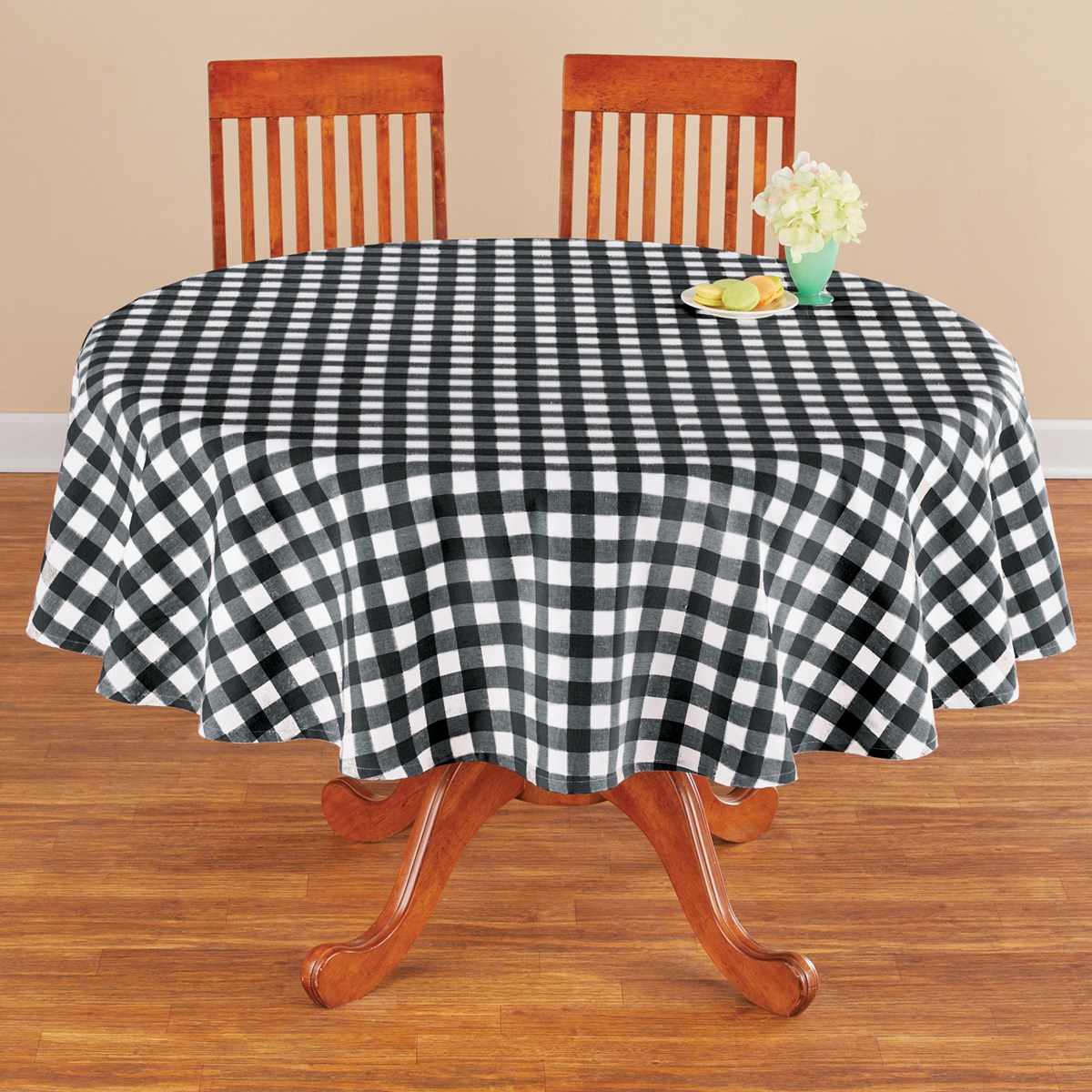 Machine Washable Buffalo Check Cotton Tablecloth | Collections Etc.