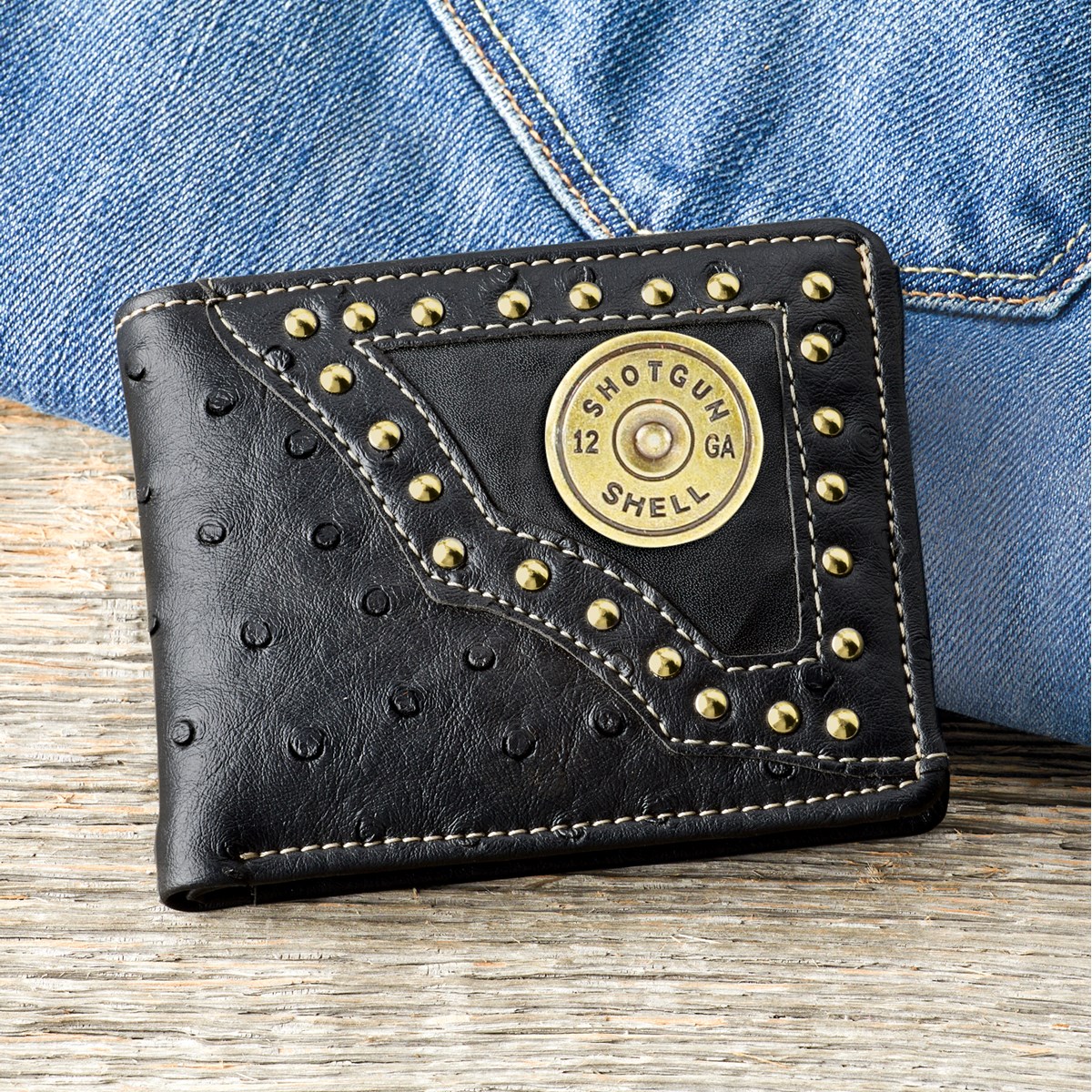 Shotgun Shell Wallet with 9 Card Slots | Collections Etc.