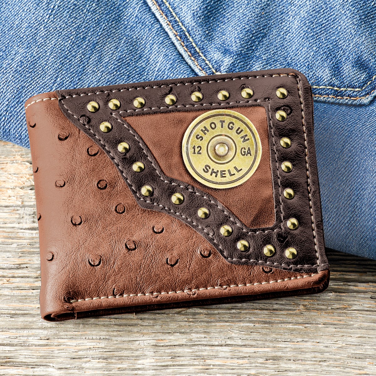 Shotgun Shell Wallet with 9 Card Slots | Collections Etc.