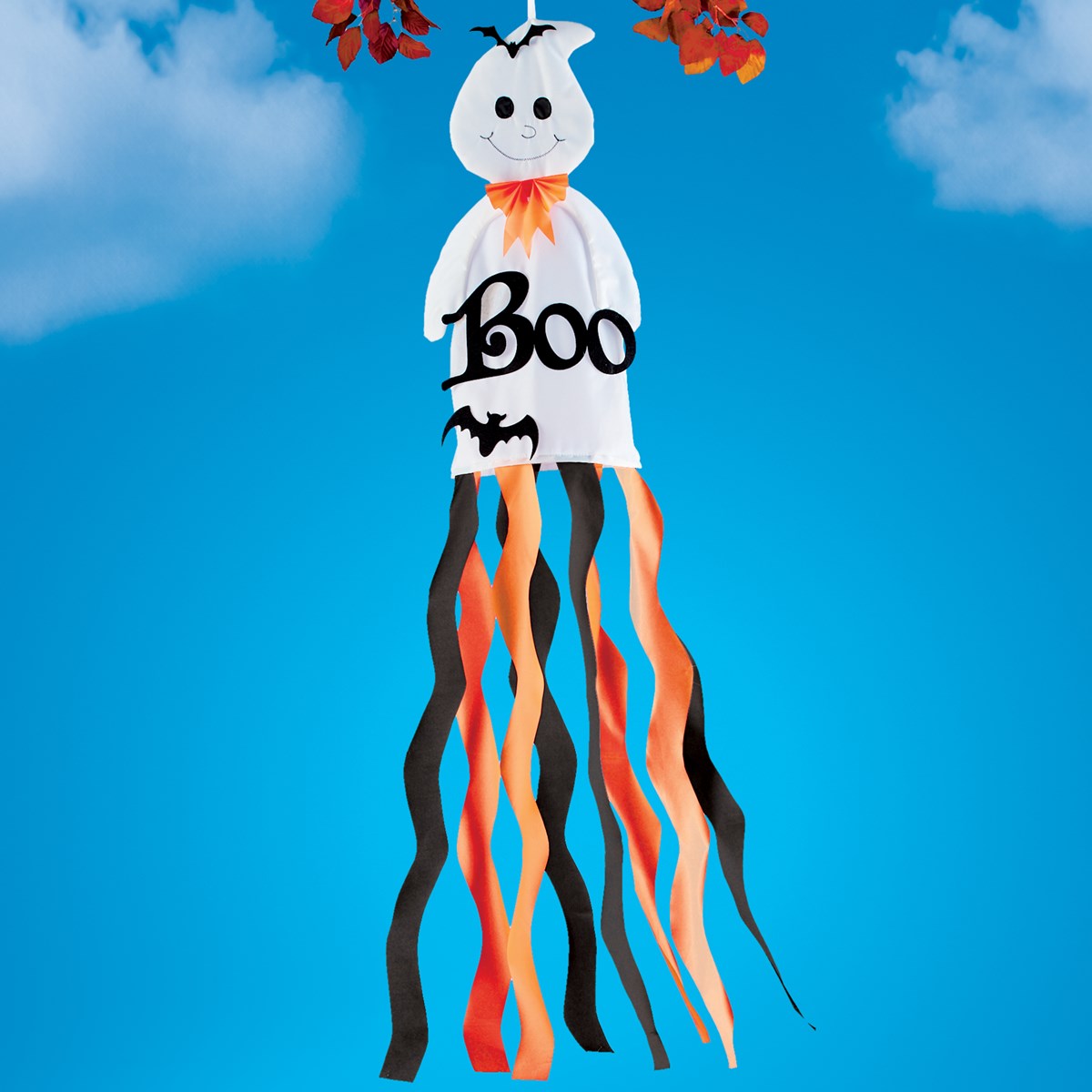 Hanging Halloween Ghost Streamer Windsock | Collections Etc.