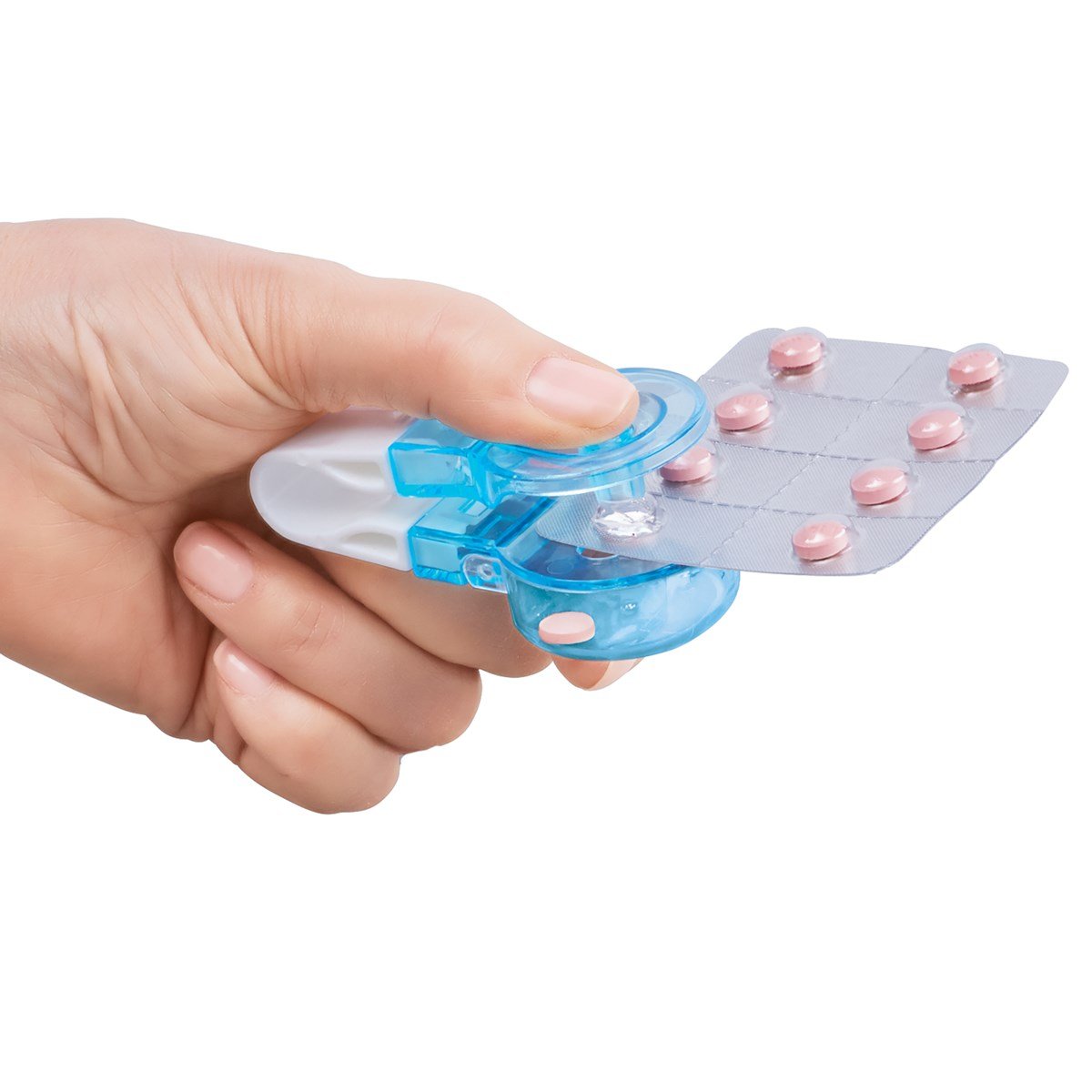 Compact Portable Pill Popper With Attached Container Collections Etc