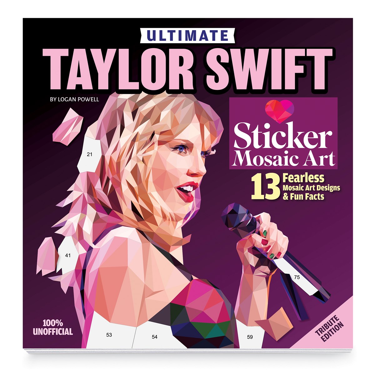 Ultimate Taylor Swift Sticker-by-Number Mosaic Art Book | Collections Etc.