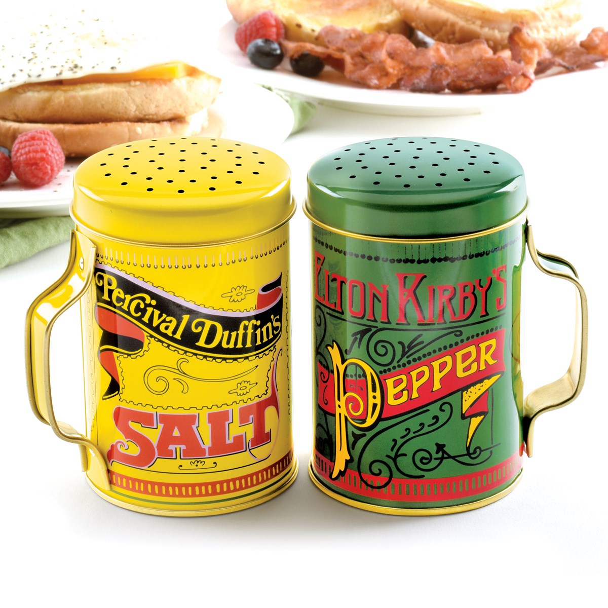 Unique Nostalgia Salt and Pepper Shaker Set | Collections Etc.