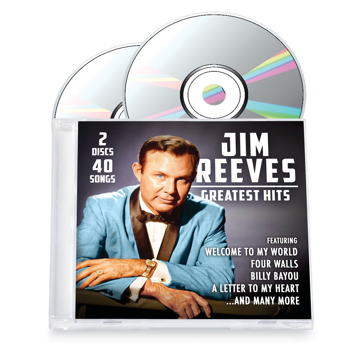 Jim Reeves Greatest Hits 40 Song 2-Disc CD Set | Collections Etc.