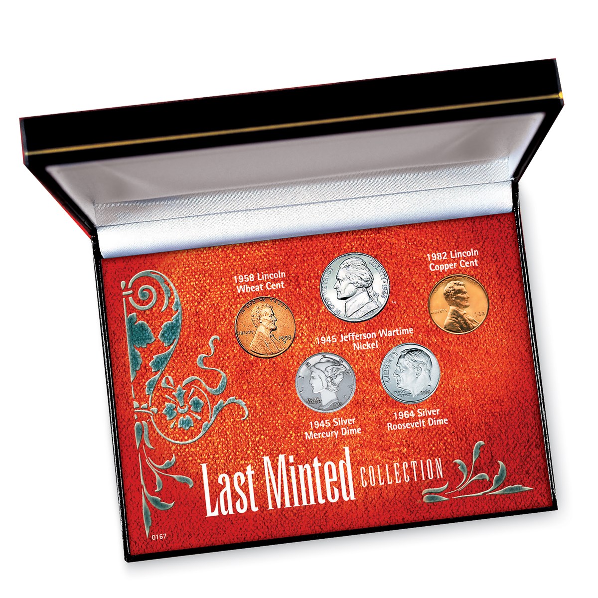 Collectible Last Minted 5-Piece Coin Set in Display Case | Collections Etc.