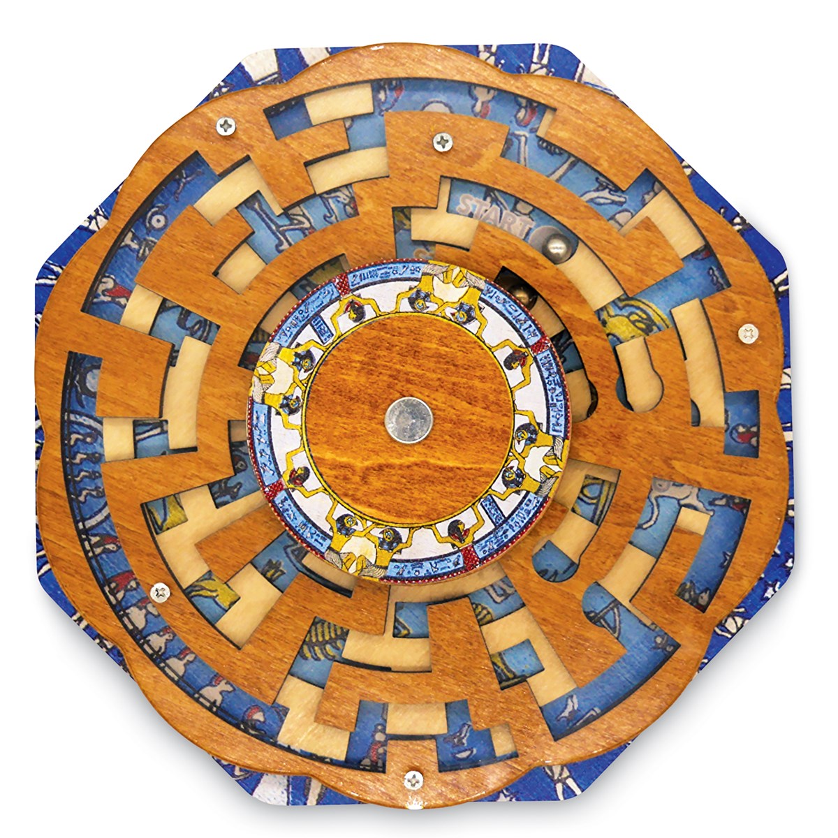 Unique Dendera Shifting Maze Wooden Puzzle | Collections Etc.