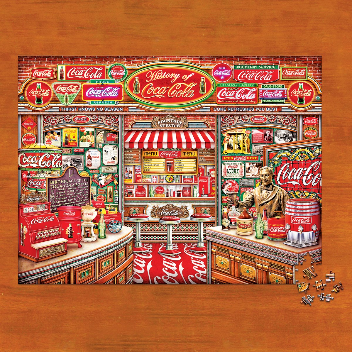 History of Coca-Cola 1,000-Piece Jigsaw Puzzle | Collections Etc.