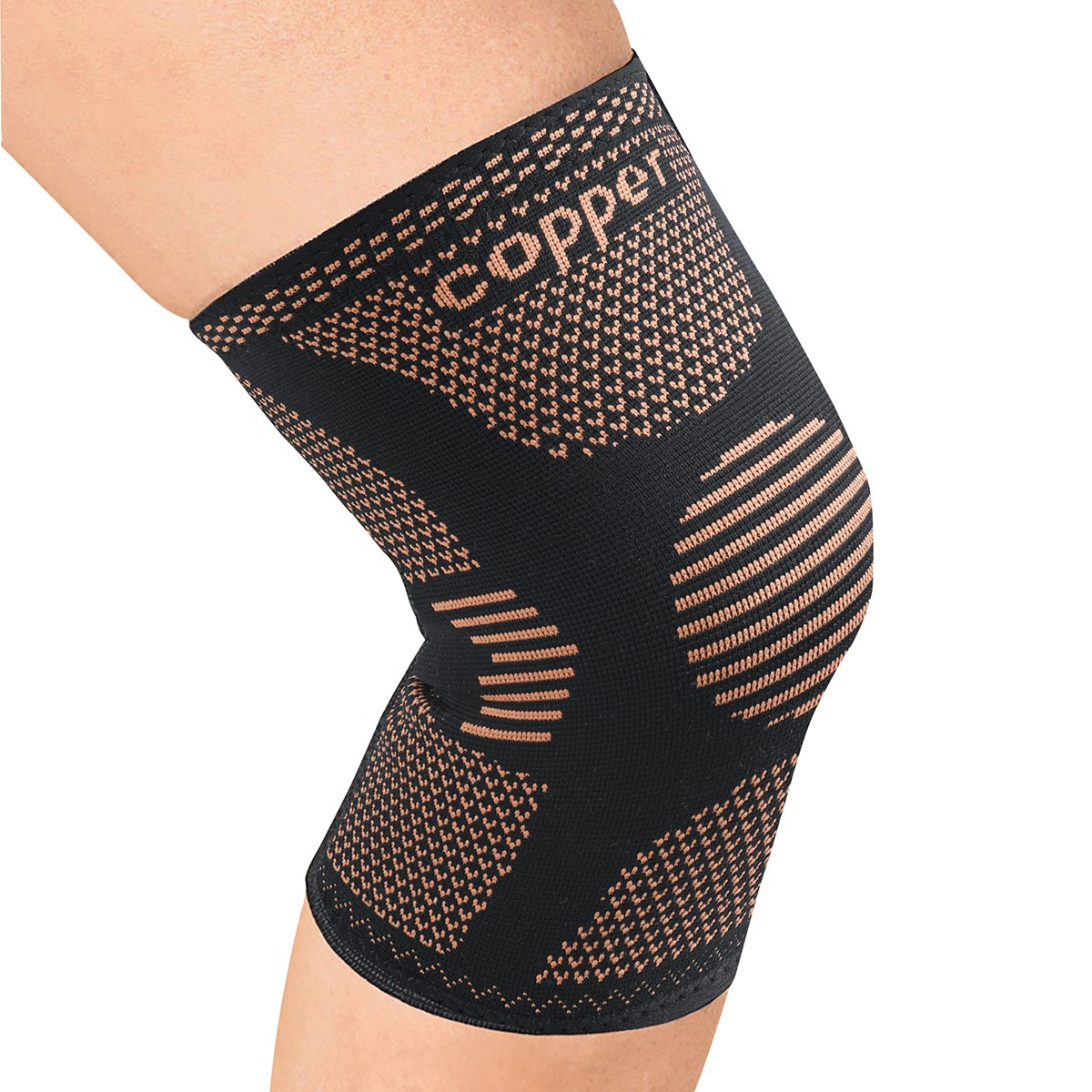 Copper Infused Gentle Compression Knee Support | Collections Etc.