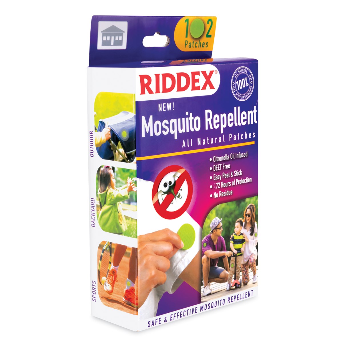 Riddex Mosquito Repellent Patches - Pack of 102 | Collections Etc.
