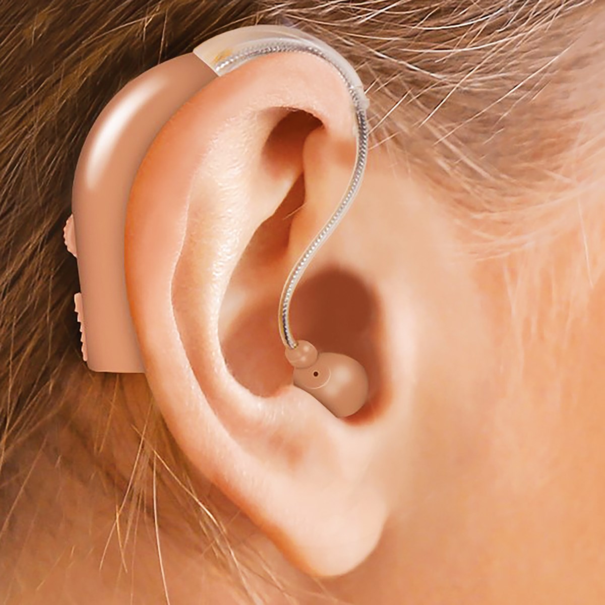 MSA Pro Ear Sound Amplifier 2 Pack with 12 Silicone Tips | Collections Etc.