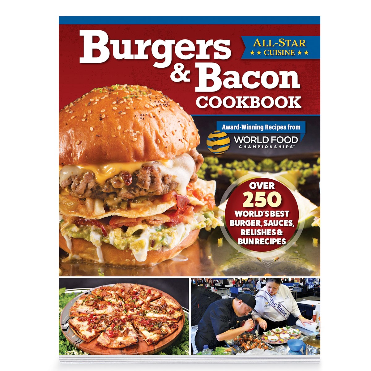 Burgers & Bacon Softcover Cookbook, Over 250 Recipes | Collections Etc.