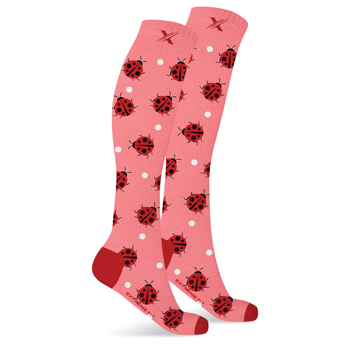 Colorful Nature Knee-High Compression Socks, 1 Pair | Collections Etc.