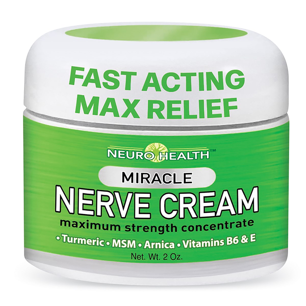 Fast Acting Max Relief Miracle Nerve Cream, 2 oz. | Collections Etc.