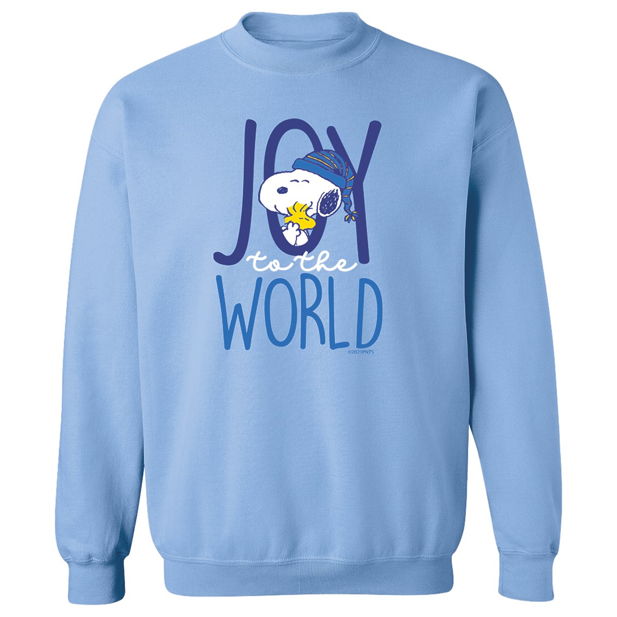 Snoopy Joy To The World Crew Neck Sweatshirt | Collections Etc.