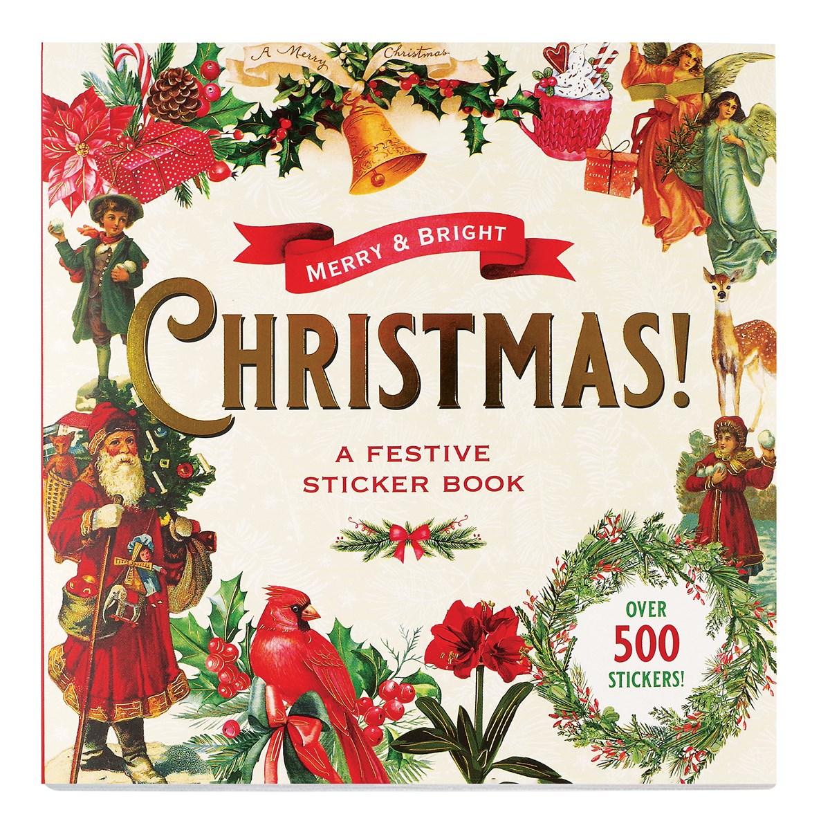 Merry & Bright Christmas Deluxe Sticker Book - Over 500 Stickers ...