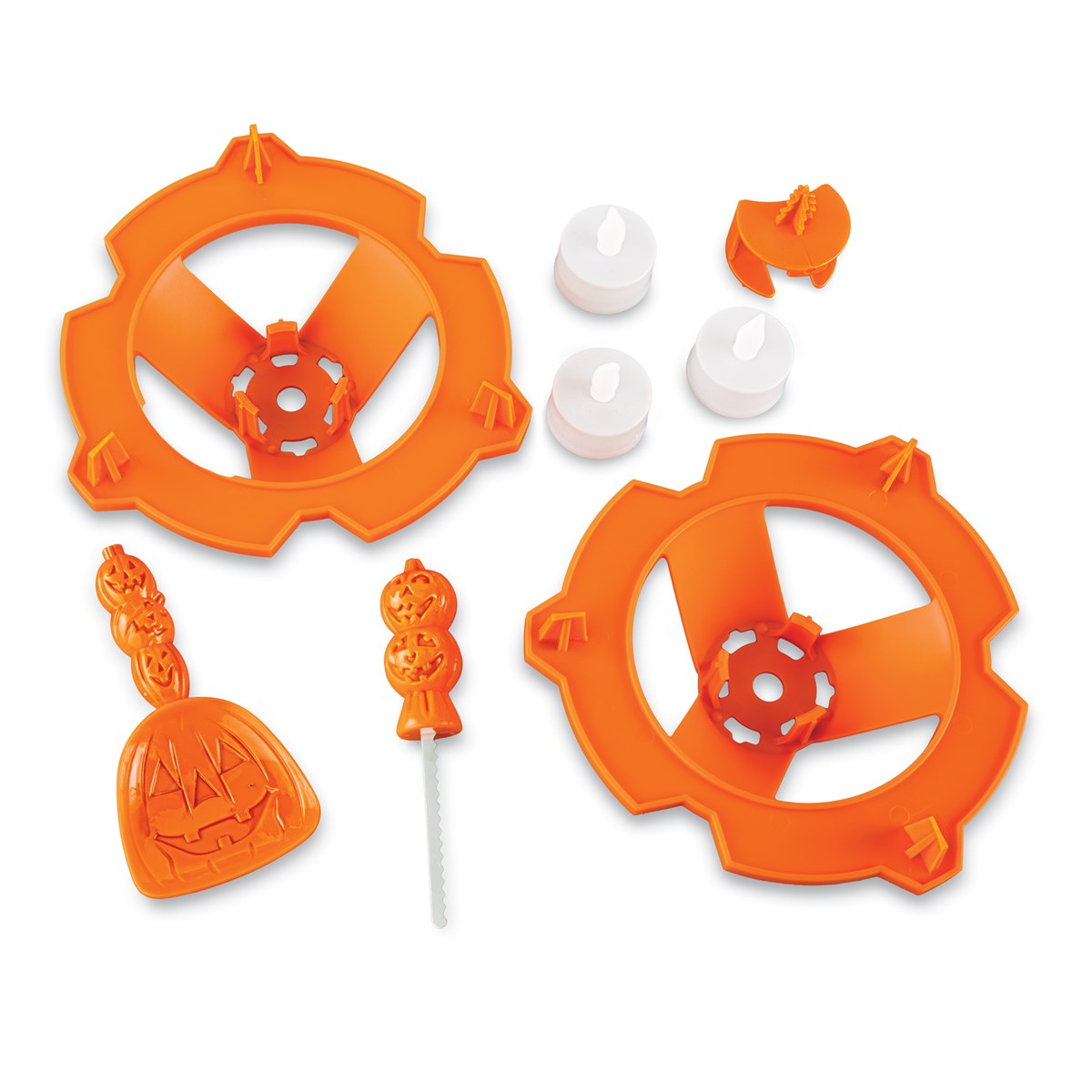 Stack-O'-Lantern Pumpkin Stacking 8-Piece Kit | Collections Etc.