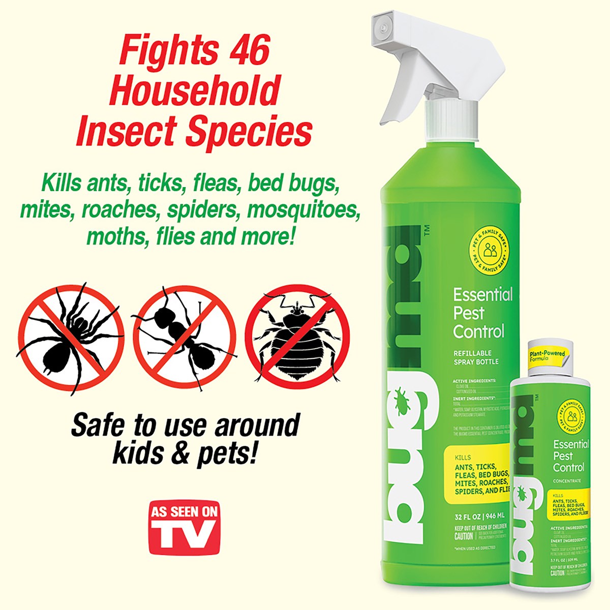 BugMD Essential Pest Control Spray, 32 oz. | Collections Etc.