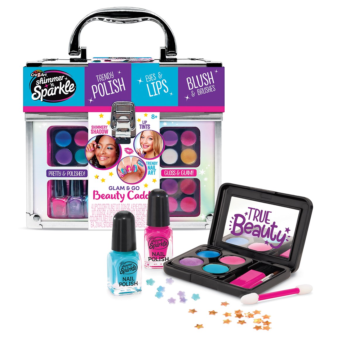 Cra-Z-Art Glam & Go Beauty Caddy Girls Makeup Set | Collections Etc.