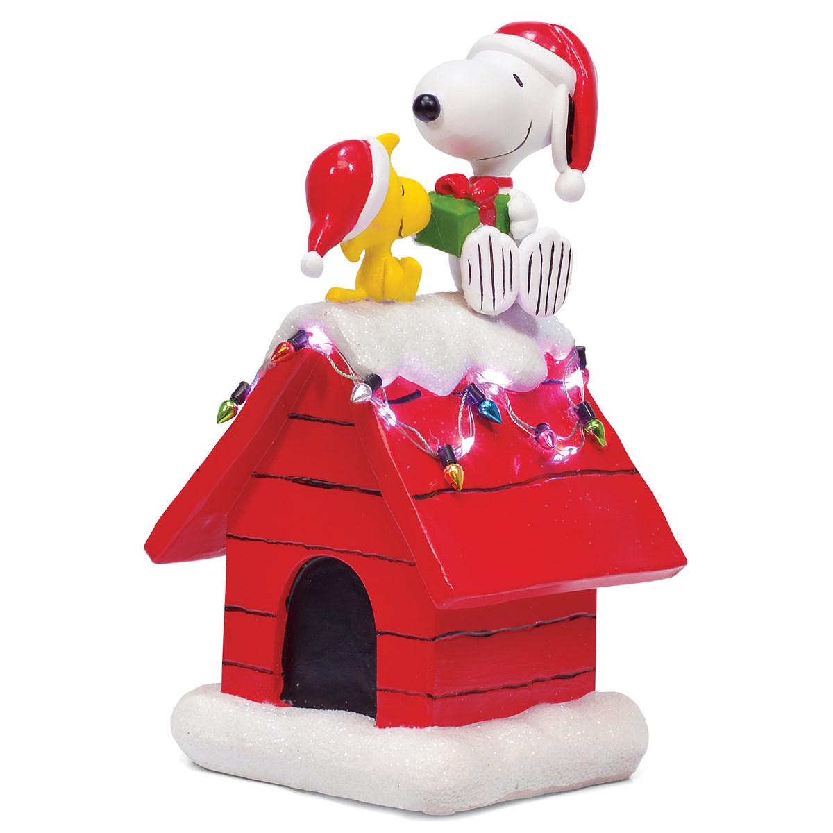 LED Lighted Snoopy's Dog House Christmas Decoration | Collections Etc.