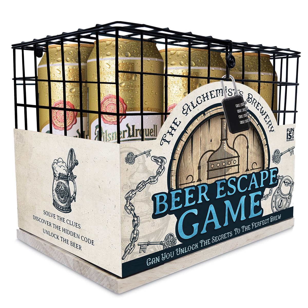 Unique Beer Escape Room Puzzle Cage Game | Collections Etc.