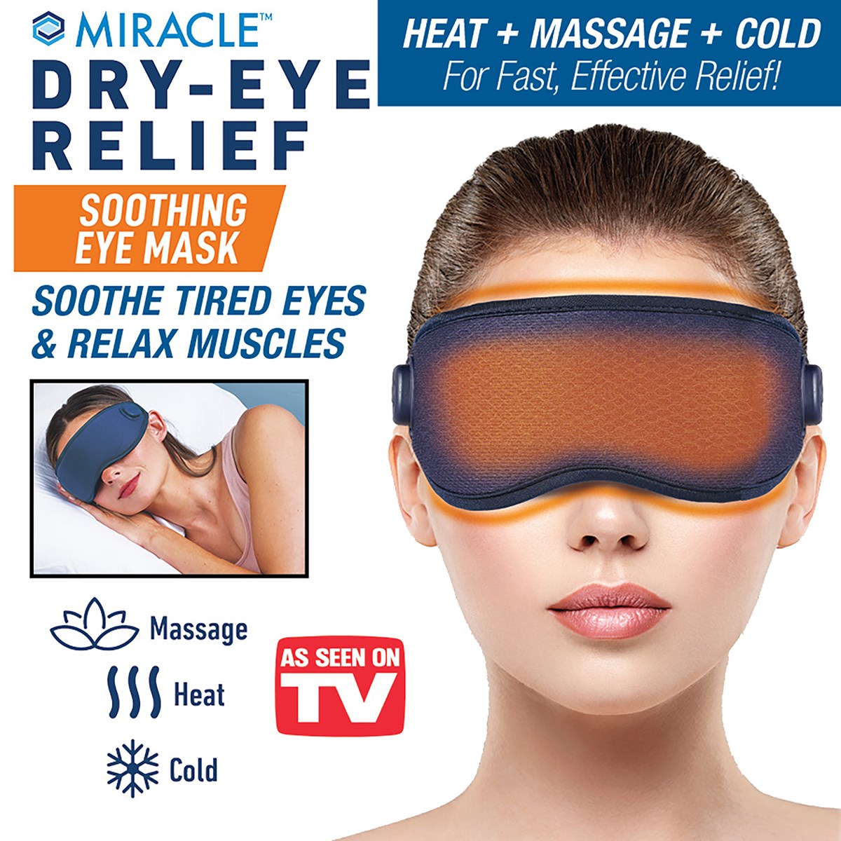 Miracle Dry Eye Relief Soothing Eye Mask | Collections Etc.