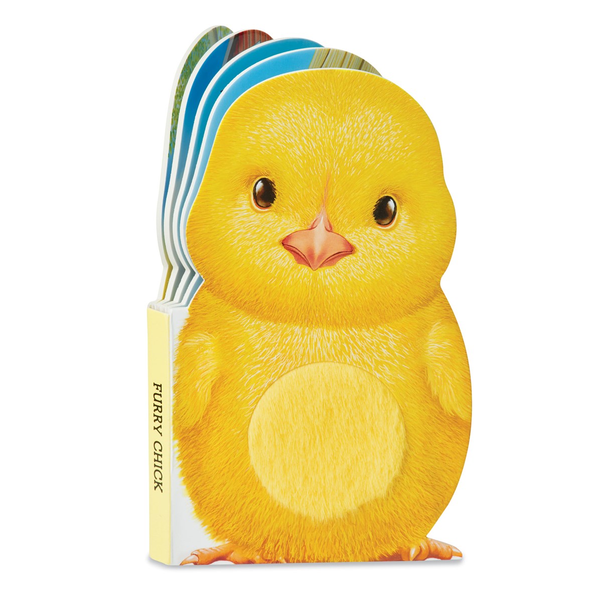 Furry Chick Tummy Touch and Feel Children's Book | Collections Etc.