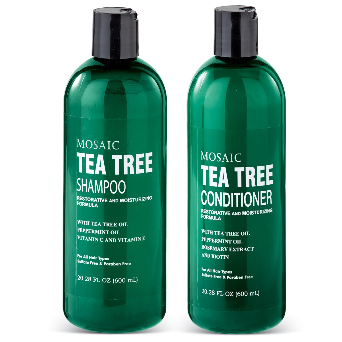 Tea Tree Shampoo and Conditioner 2-Piece Set, 20.28 fl. oz ...