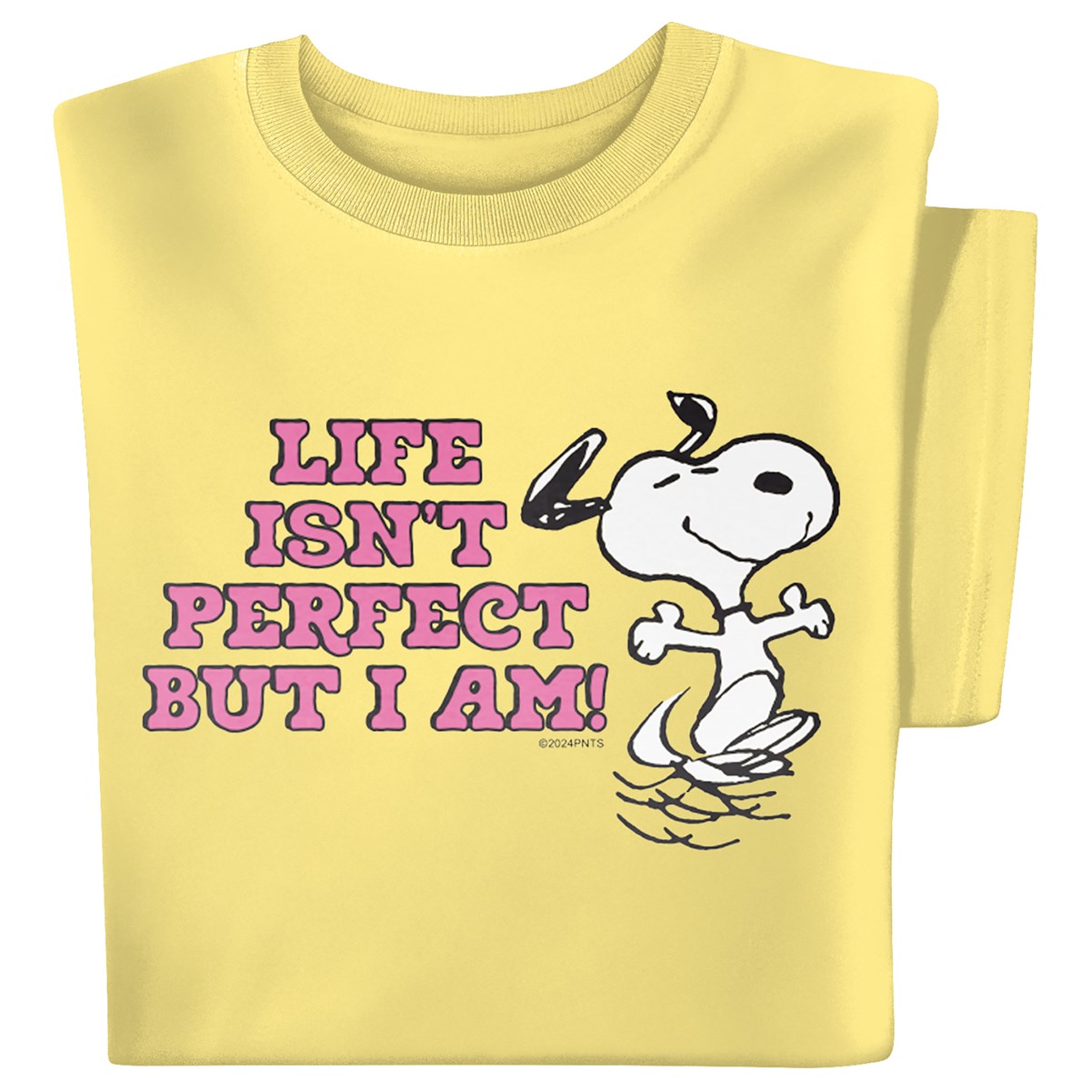 Snoopy Life Isn't Perfect But I Am Short Sleeve Graphic T-Shirt ...
