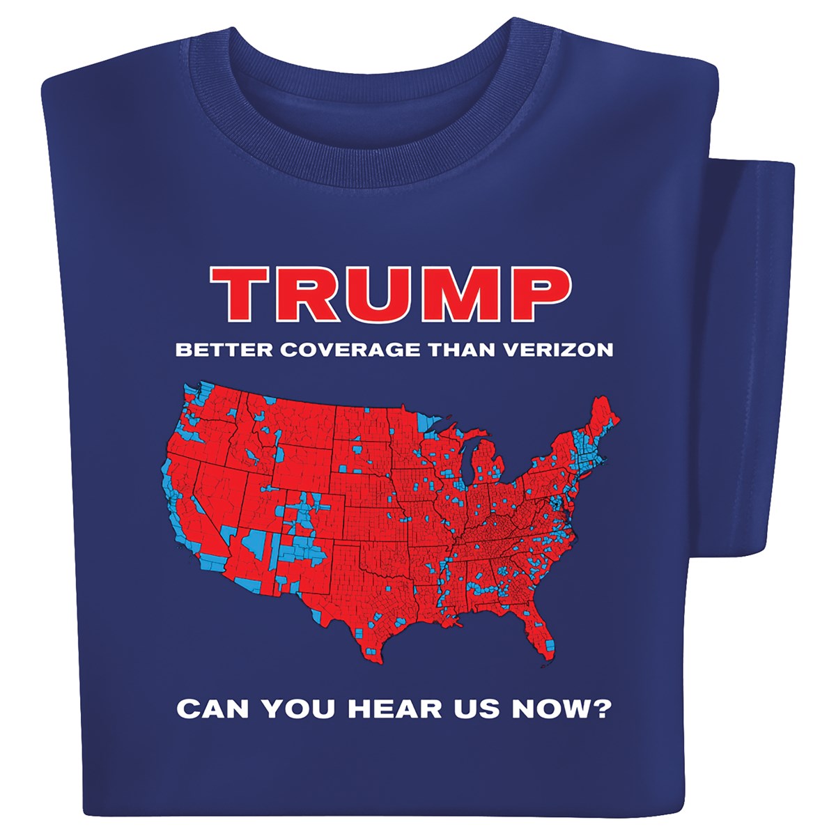 Can You Hear Us Now Trump Short Sleeve Graphic T-Shirt | Collections Etc.