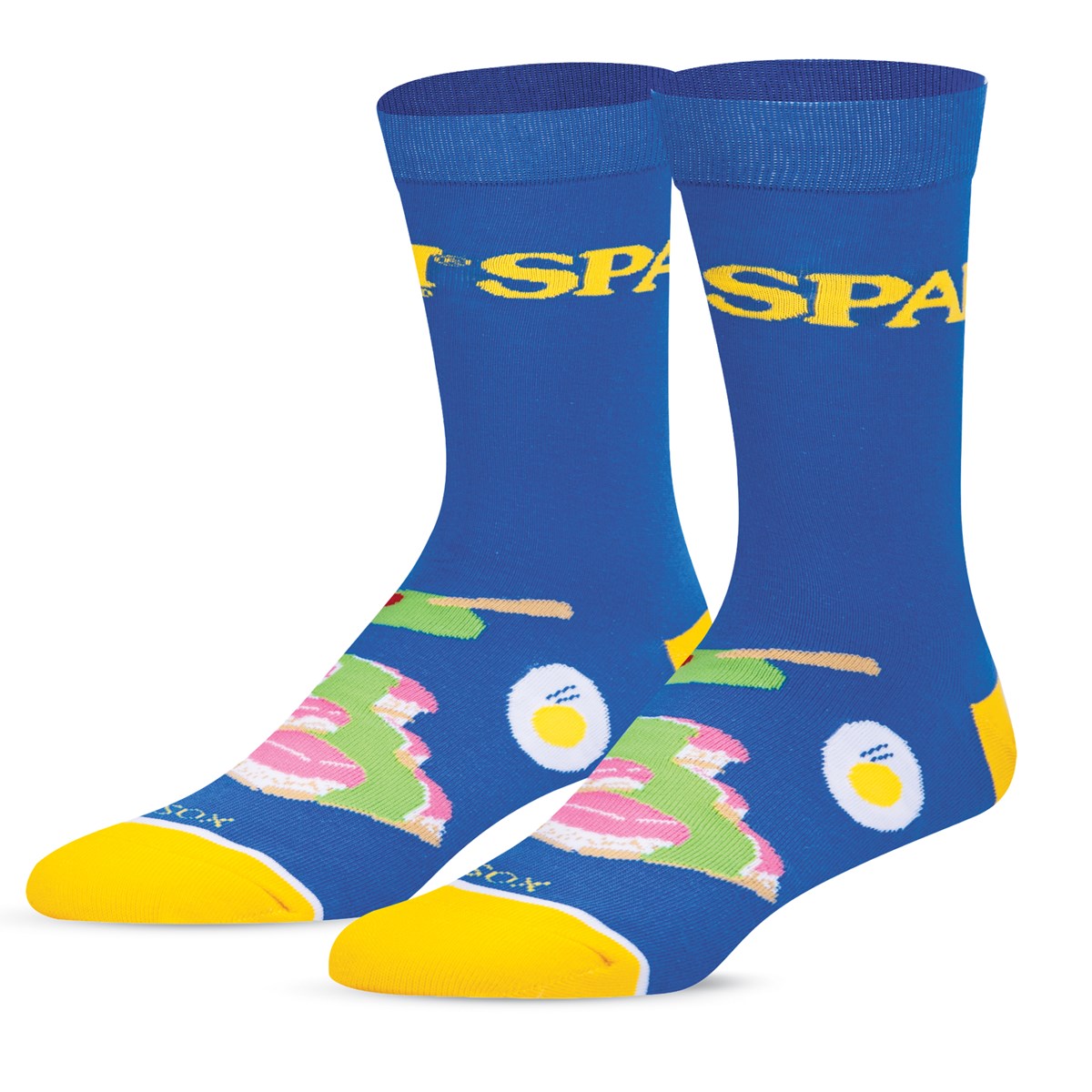 Men's & Women's Novelty Spam Crew Socks | Collections Etc.